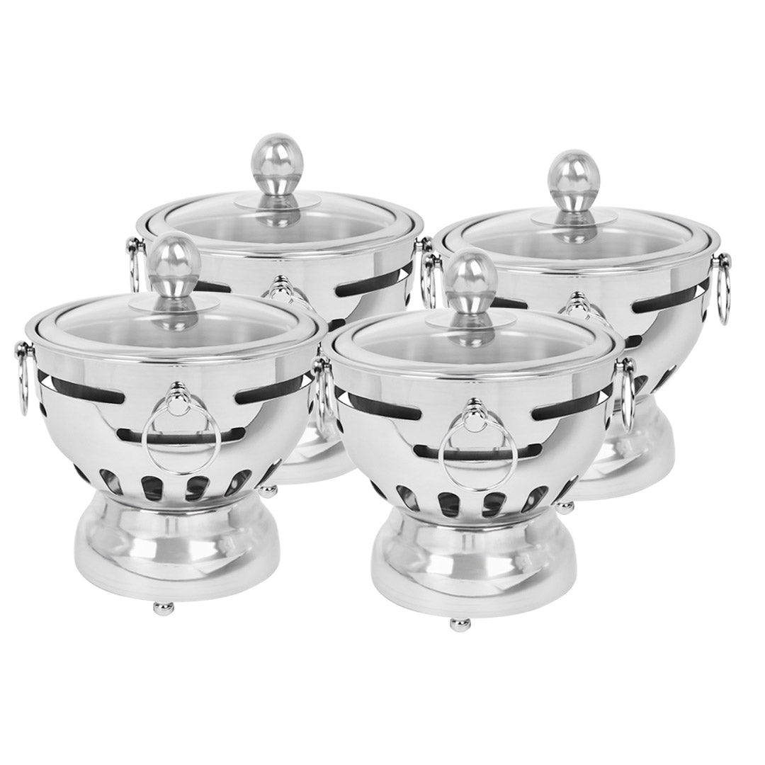 SOGA 4X Stainless Steel Mini Asian Buffet Hot Pot Single Person Shabu ...