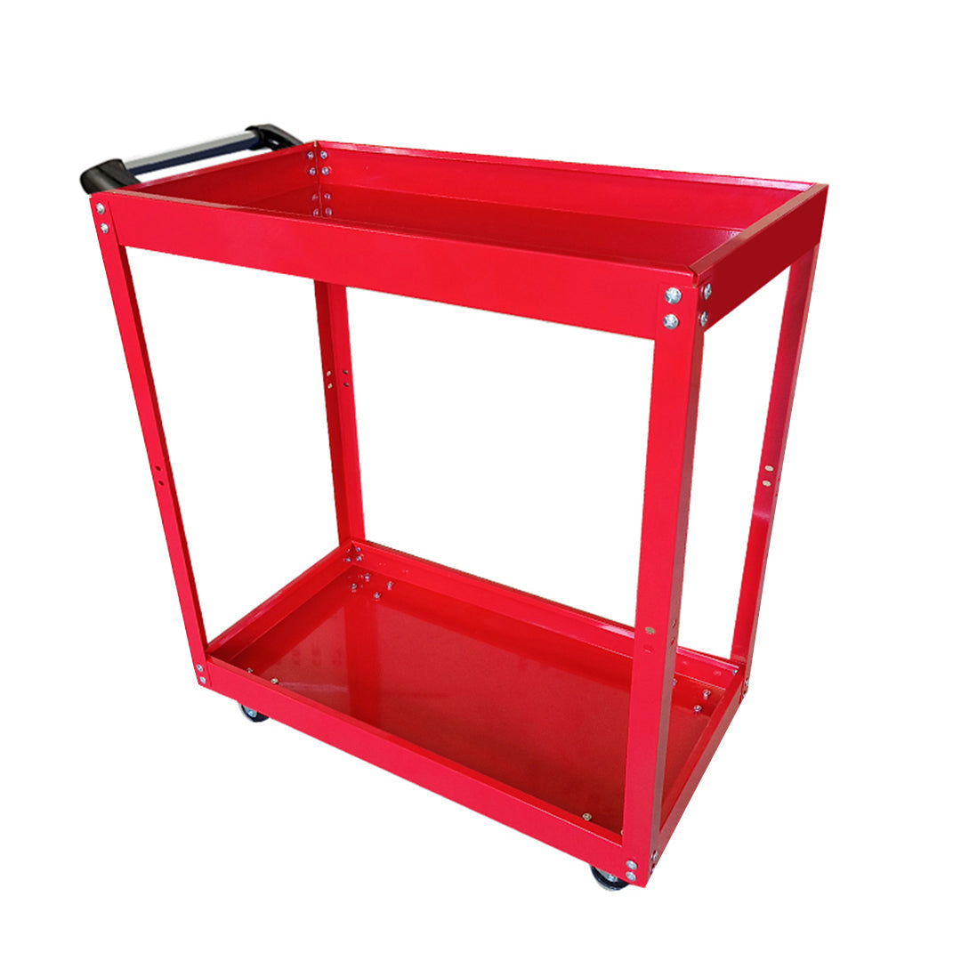SOGA 2 Tier Tool Storage Cart Portable Service Utility Heavy Duty Mobi ...