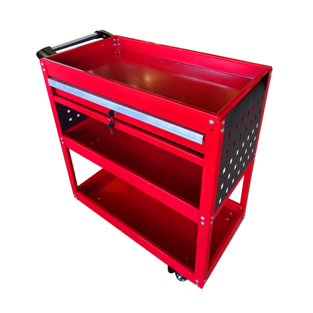 SOGA 3 Tier Tool Storage Cart Portable Service Utility Heavy Duty Mobi ...