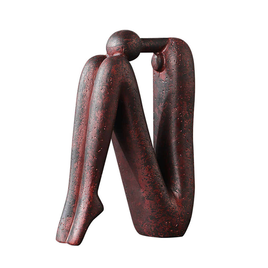 SOGA 13x20cm Ornament Modern Stickman Art Sculpture Minimalist Resin S ...