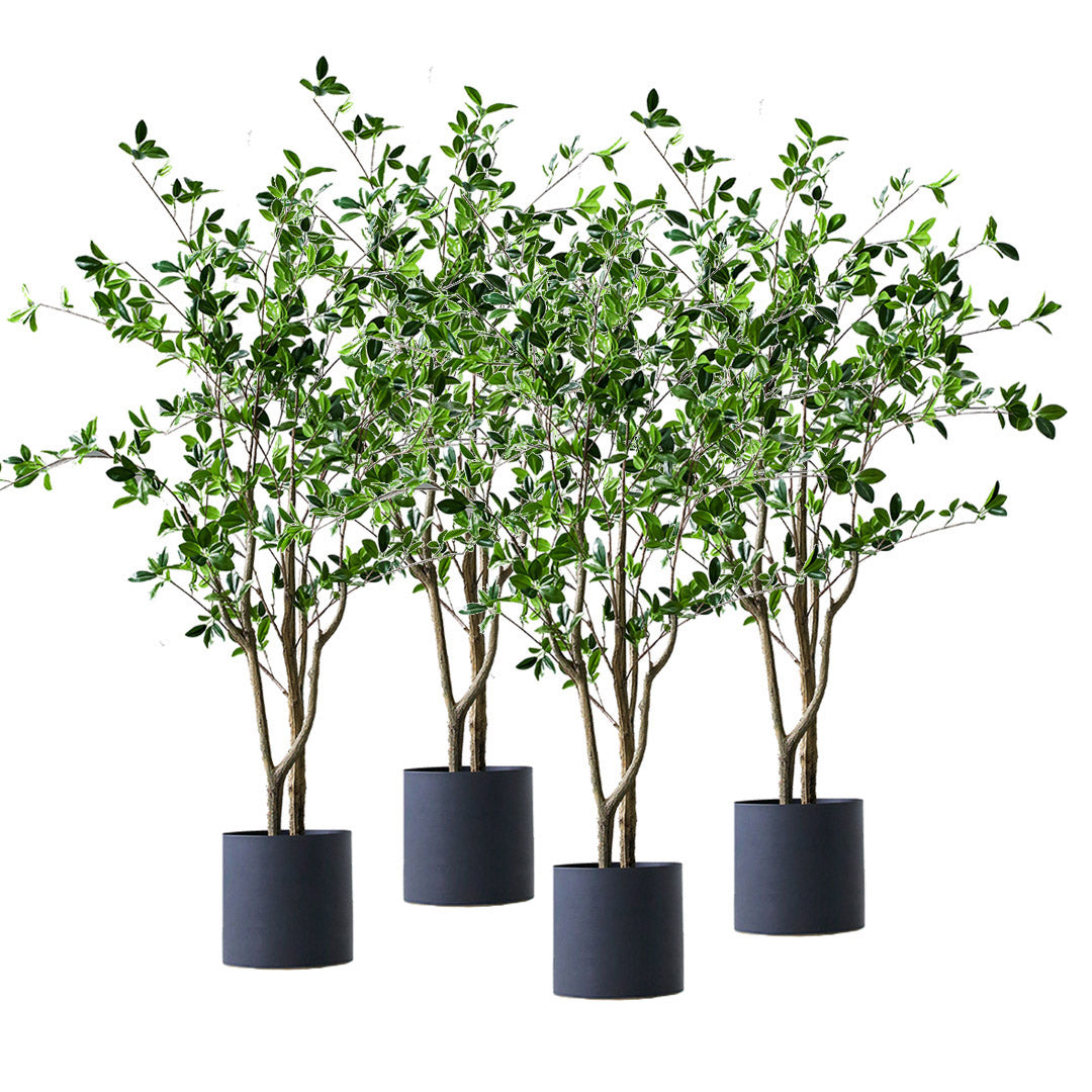 SOGA 4X 120cm Green Artificial Indoor Watercress Tree Fake Plant Simul ...