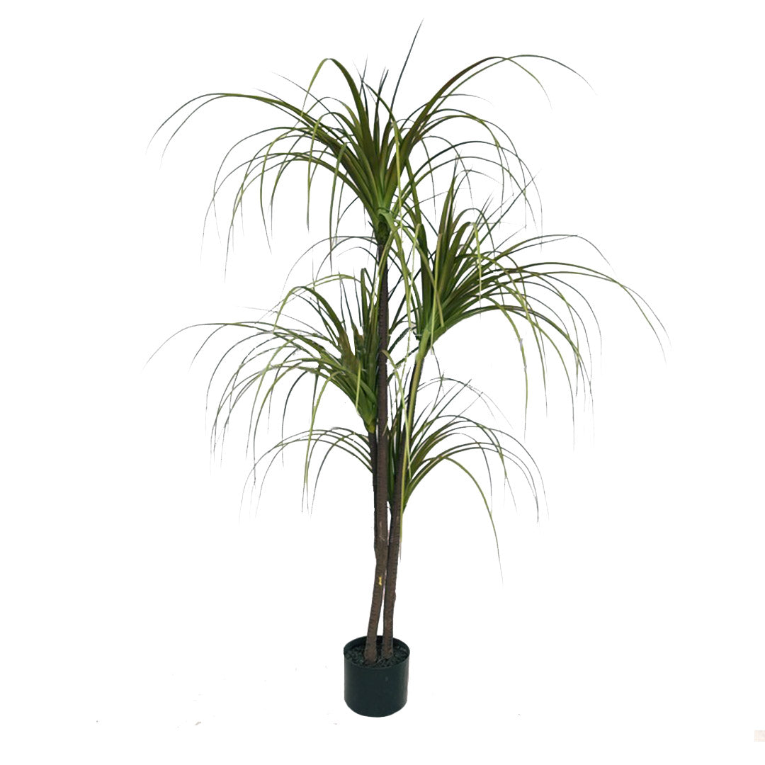SOGA 150cm Green Artificial Indoor Dragon Blood Tree Fake Plant Simula ...