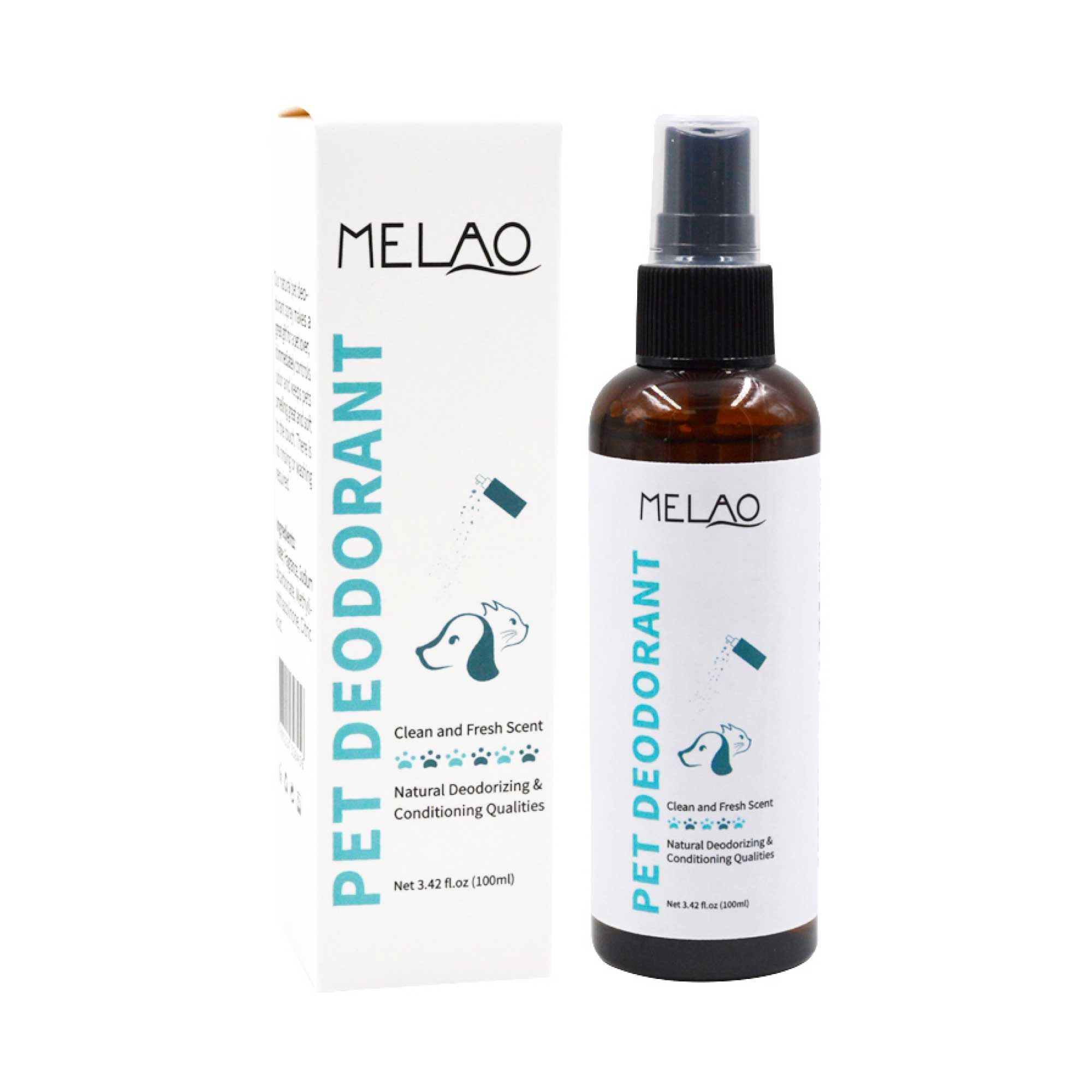 100ml Pet Deodorant - Dog Cat Spray Natural Conditioning Scented Deodo ...