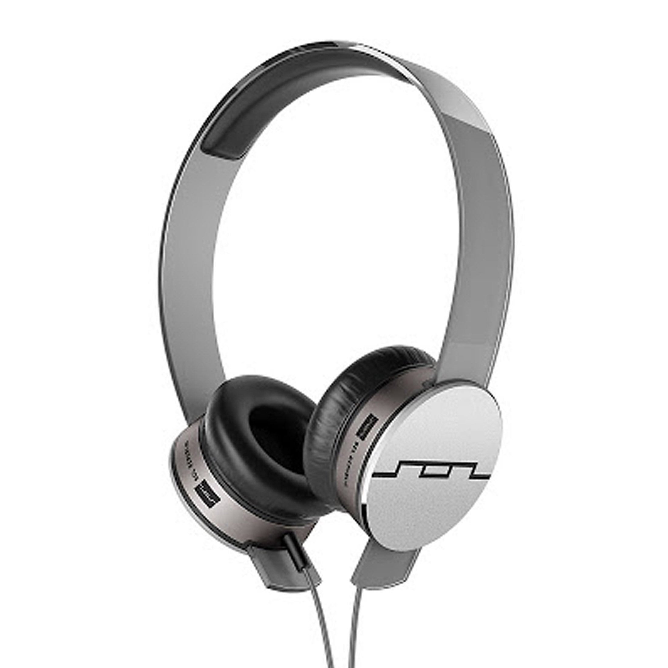 SOL Republic Tracks HD High Def V10 Headphones On Ear Wired Silver Gre ...