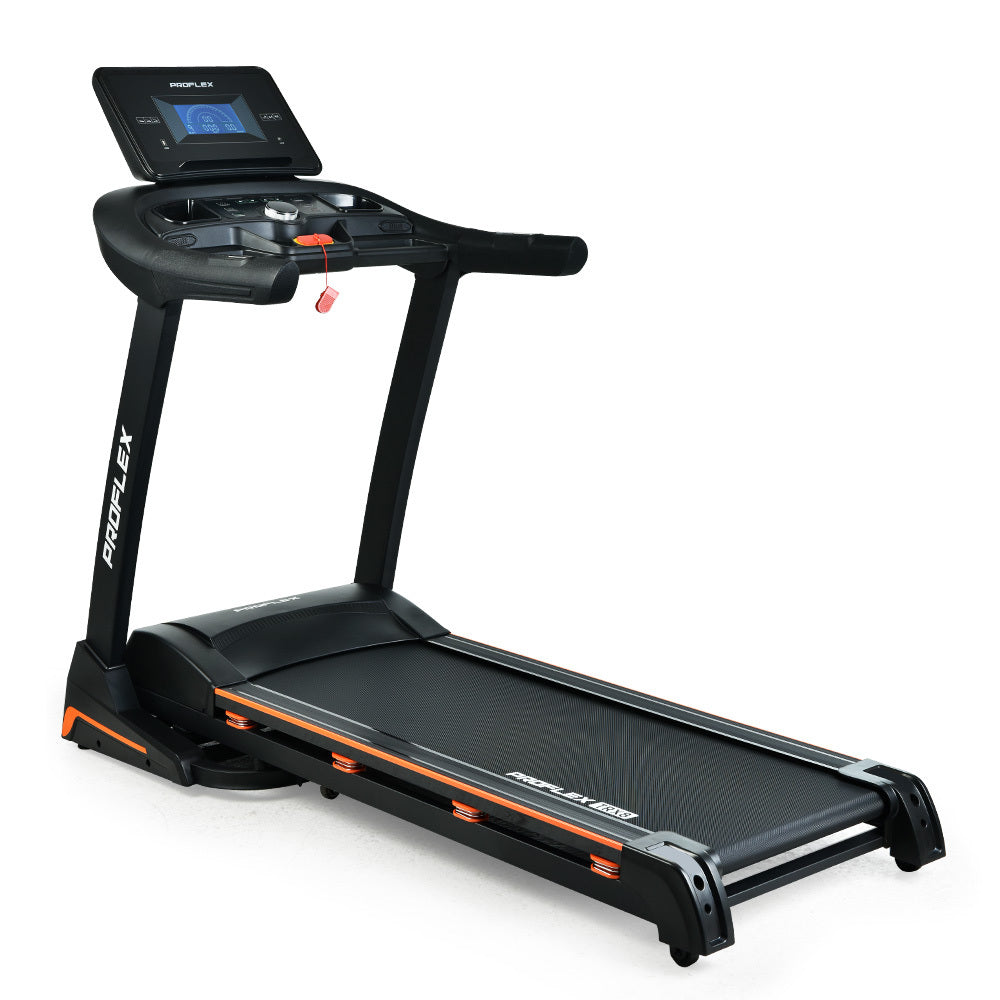 PROFLEX Electric Treadmill Auto Incline Foldable Run Machine 480MM Bel ...
