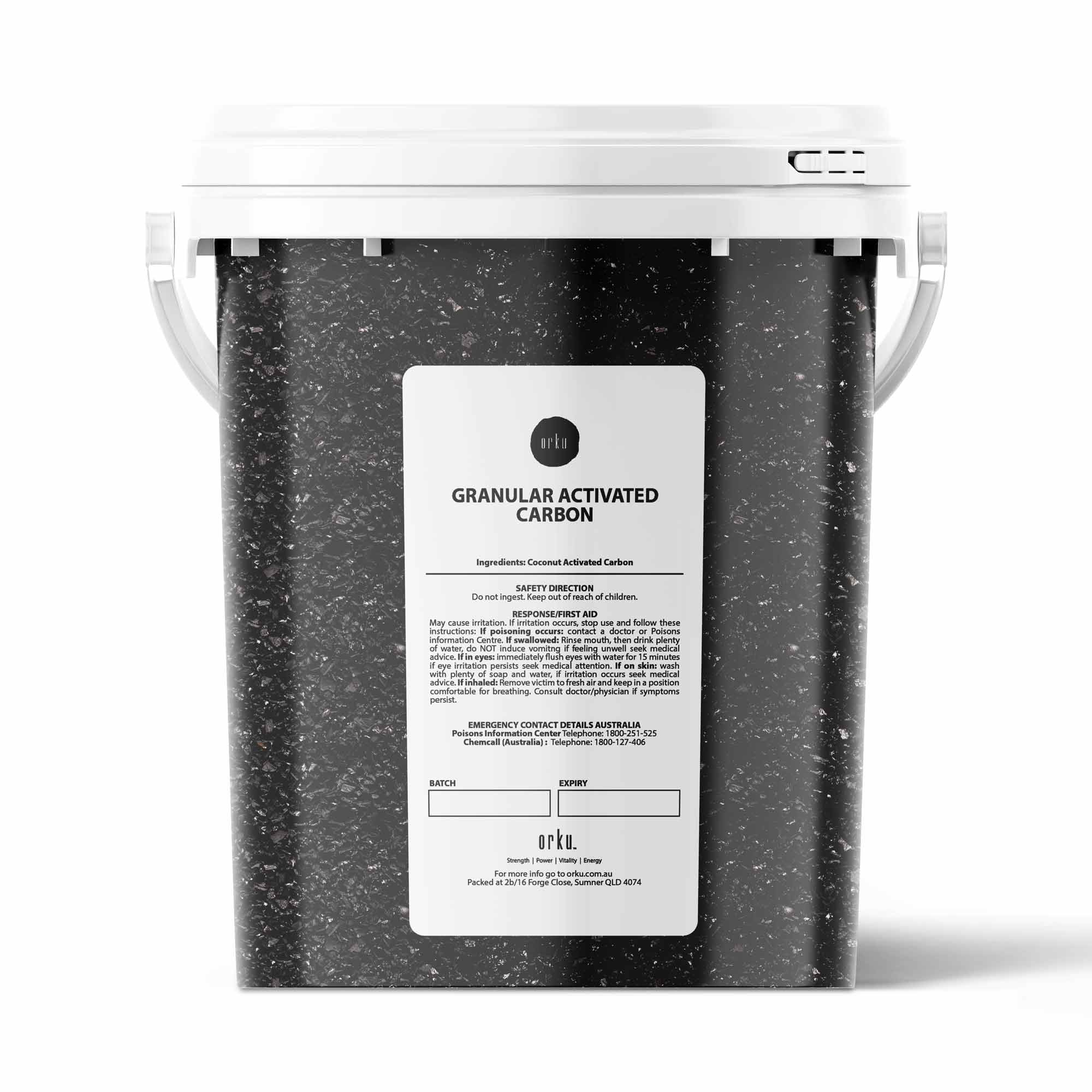 600g Granular Activated Carbon Tub GAC Coconut Shell Charcoal - Water ...