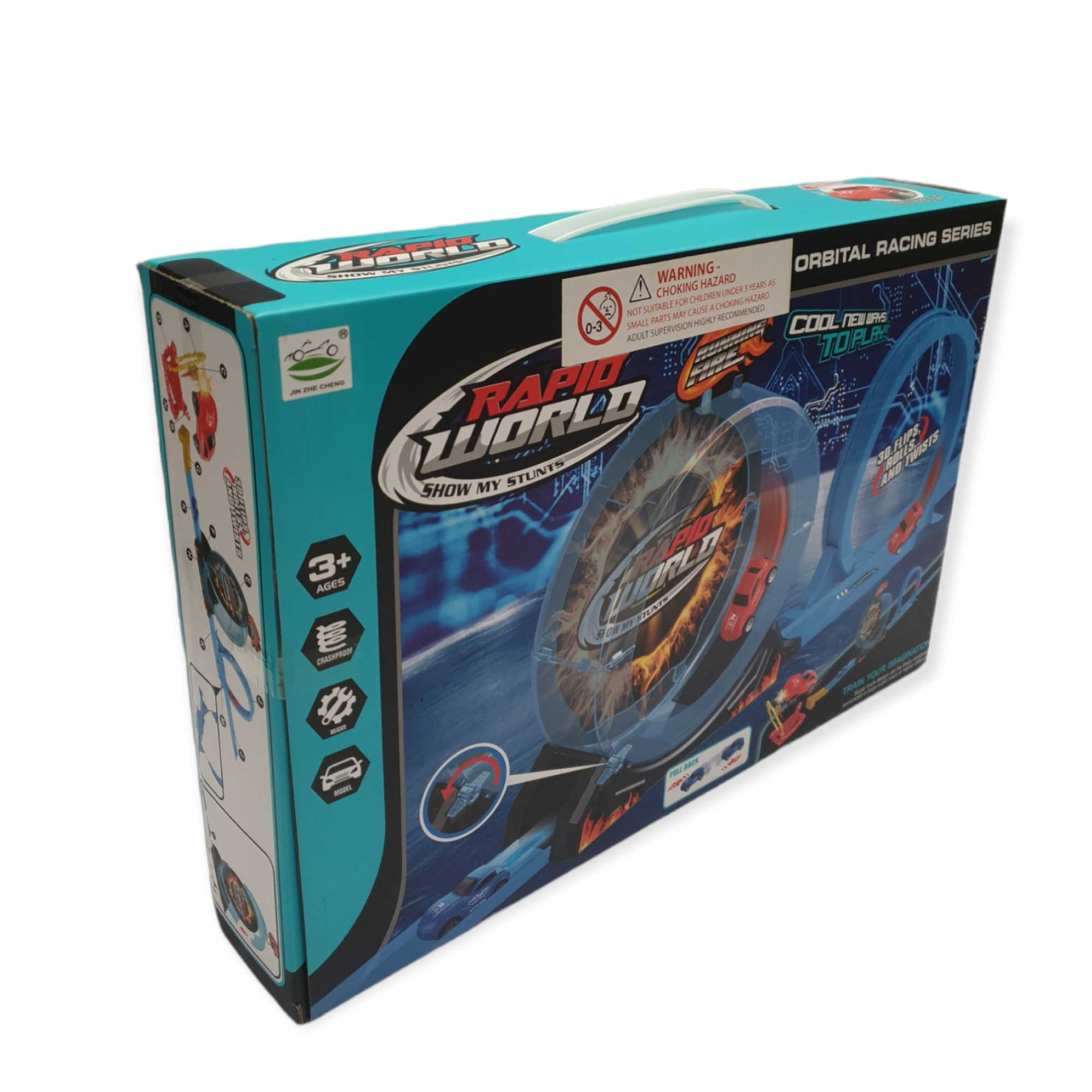 Car Stunt Loop Set - Rapid World Ramp Kids Toy Jump Track – Gifts Hub ...