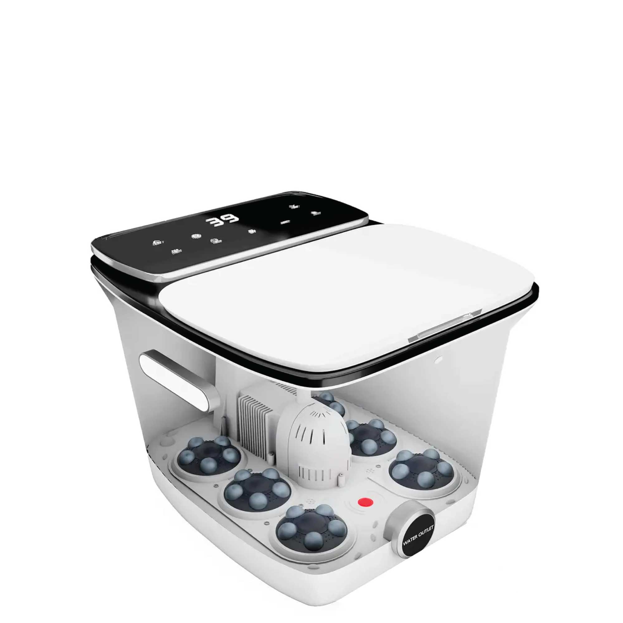 Foot Spa Automatic Water Heating Massager - Electric Pedicure Bath ...