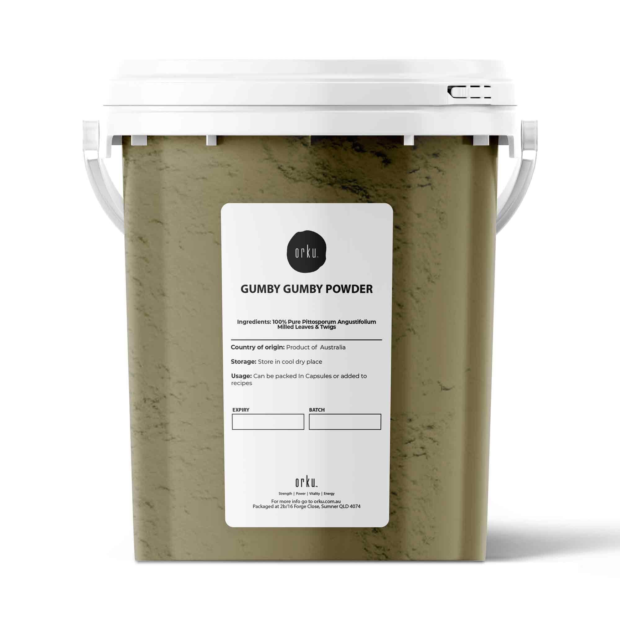 600g Gumby Gumby Pure Powder Tub Gumbi Aboriginal Plant Pittosporum An ...
