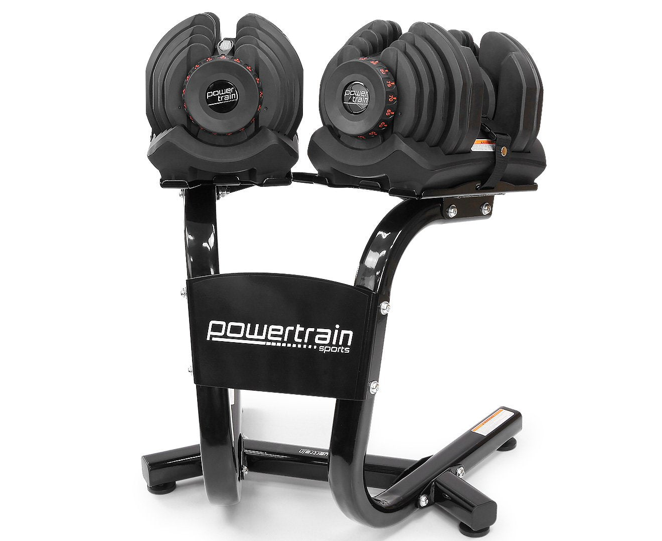 Powertrain 2x 40kg Powertrain Adjustable Dumbbells with Stand – Gifts ...