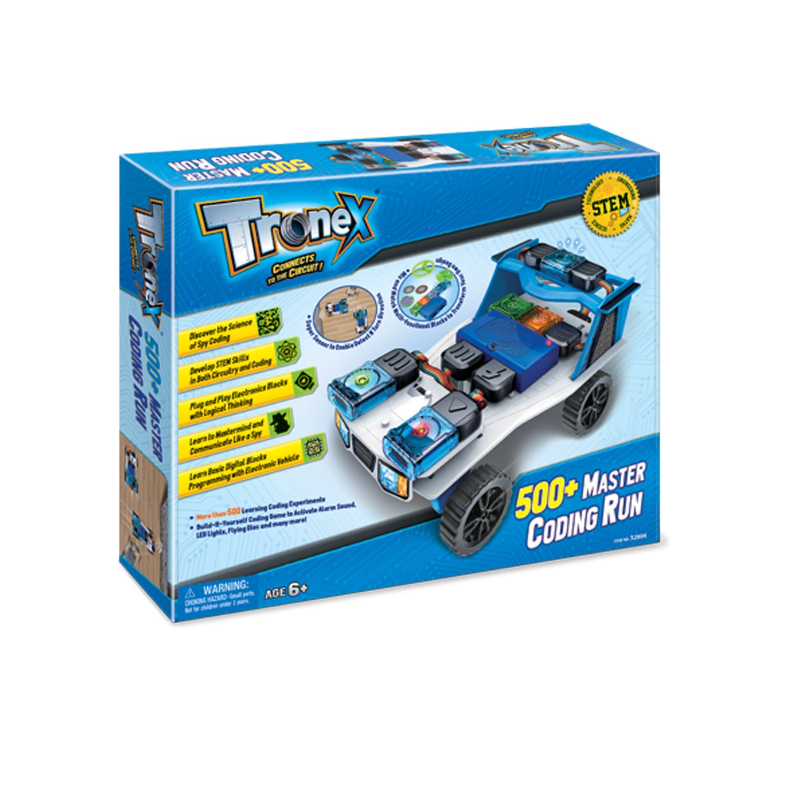 Tronex 500+ Master Coding Run Car STEM Toy Build Your Own Learning Kit ...