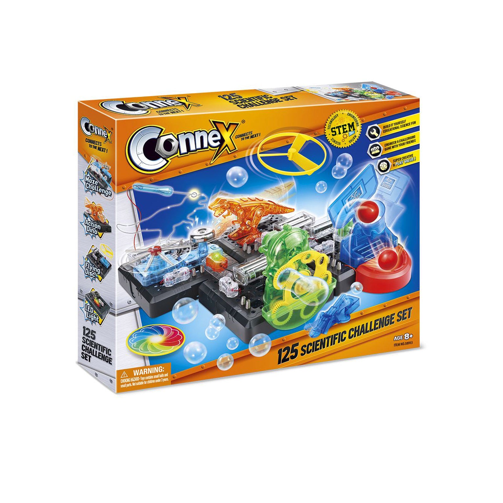Connex 125 Scientific Challenge Set STEM Toy Build Your Own Learning K ...