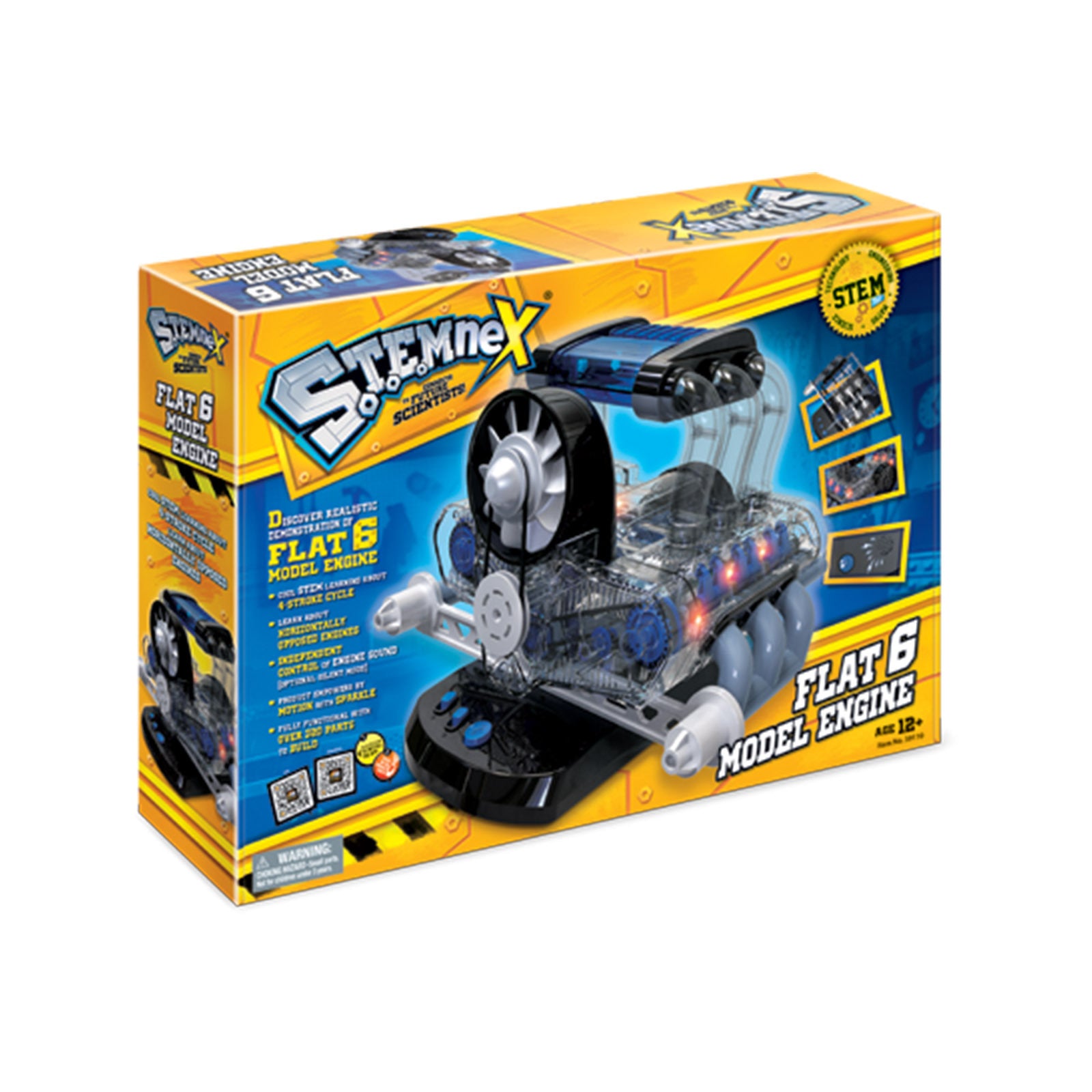Stemnex Flat 6 Model Engine STEM Toy Build Your Own Learning Kit ...
