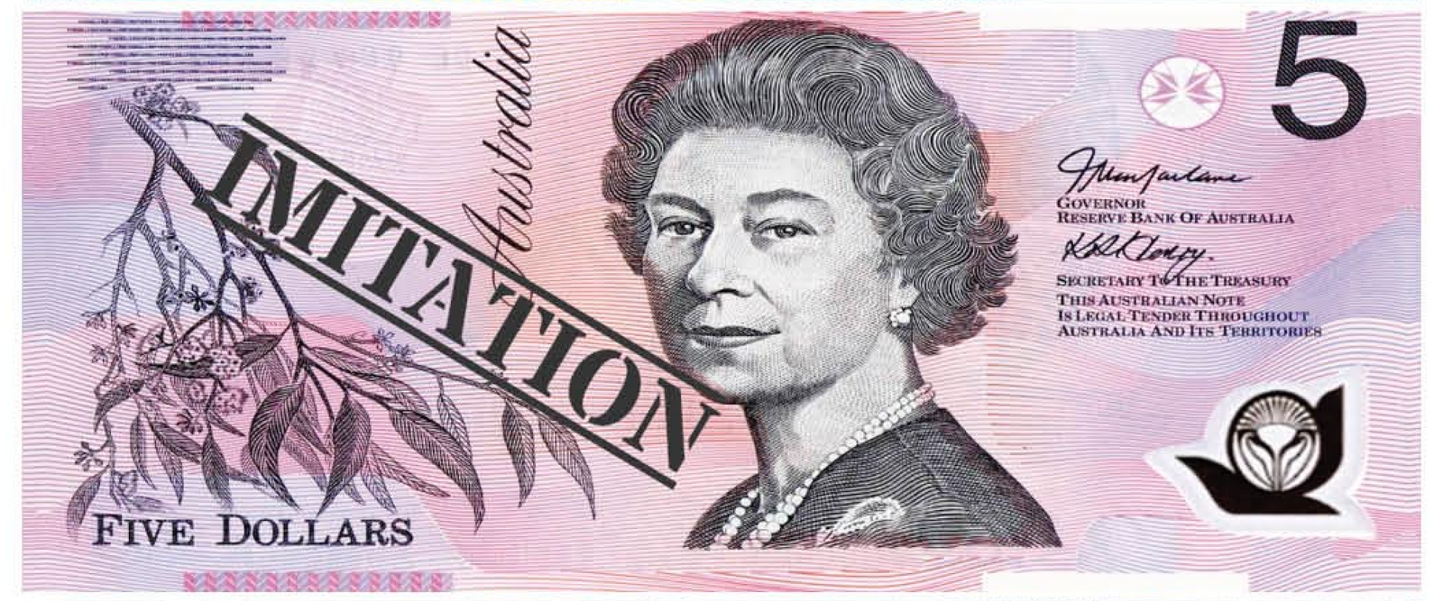 5 Dollar Australian Souvenir Note Pad Fake AUD Money - 1 Pack of 50 Sh ...