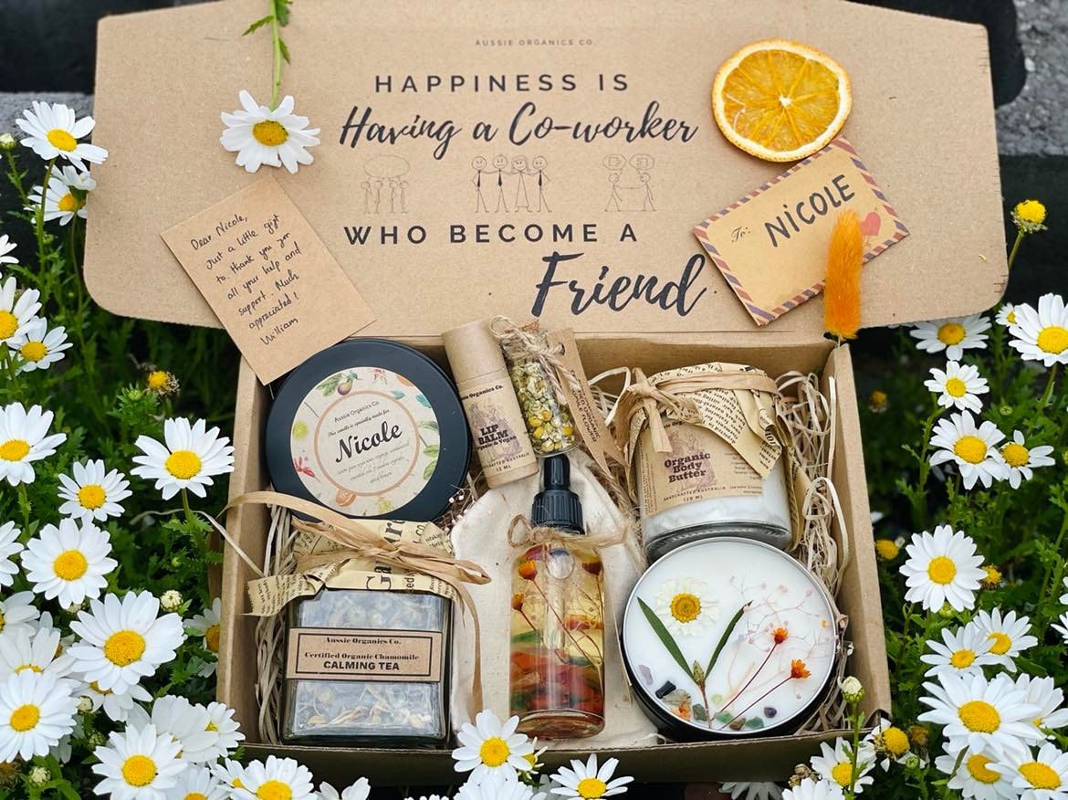 Personalized co-worker pamper gift box – Gifts Hub Australia