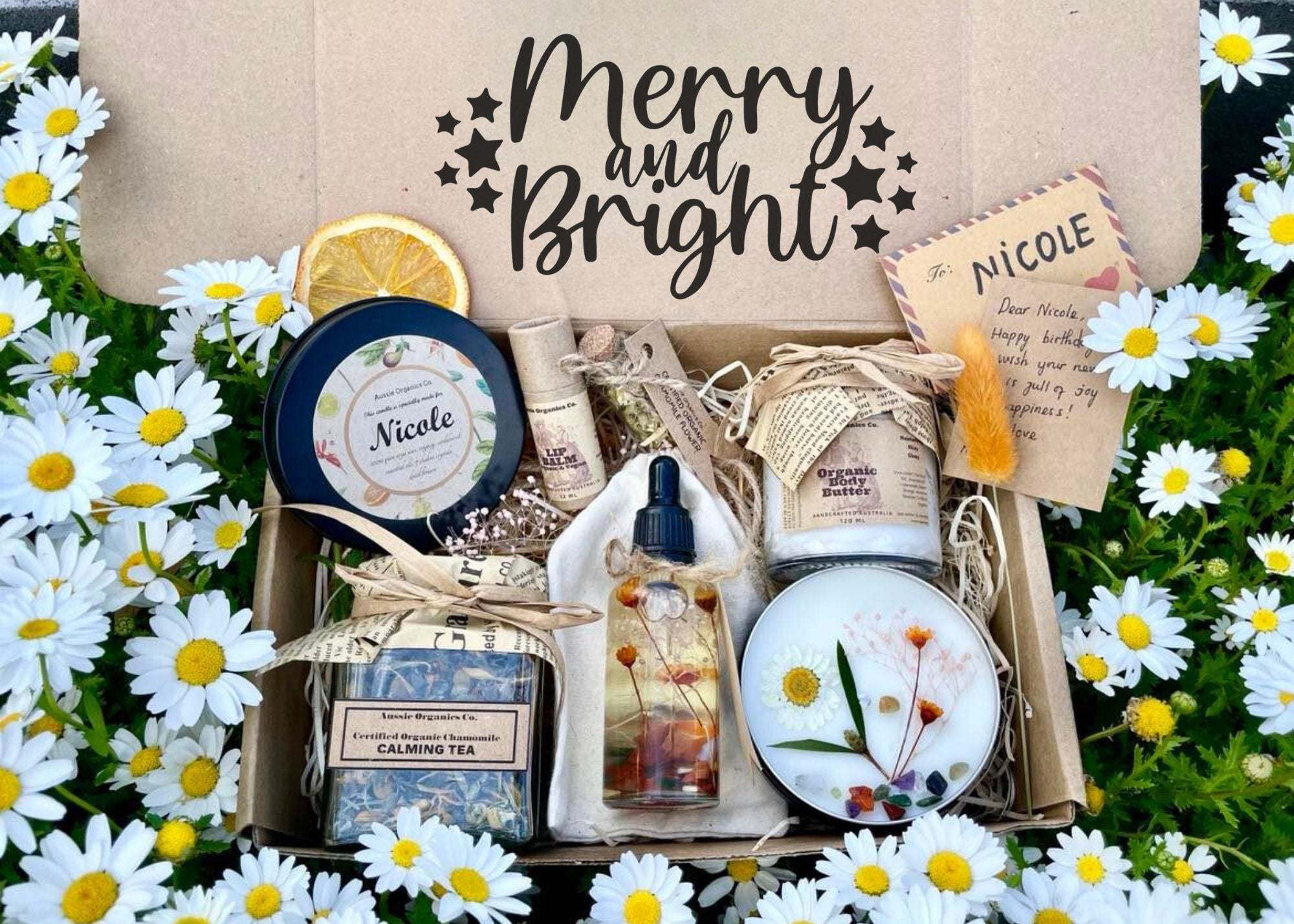 Personalised Christmas Pamper Gift Box – Gifts Hub Australia