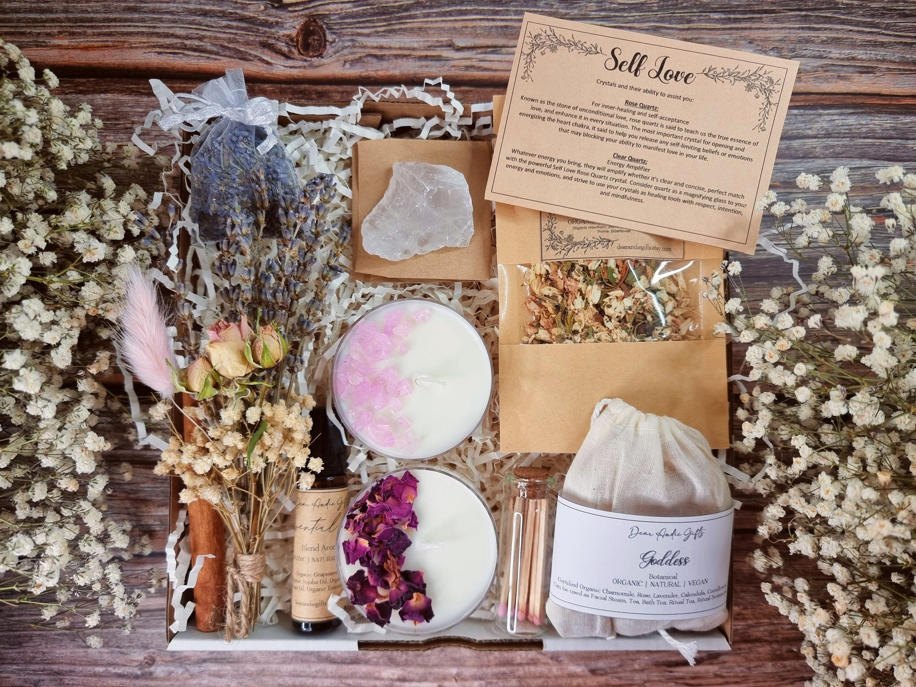 Self Love Crystal Box, Crystal Gift Box, Organic, Vegan, Natural, Self ...