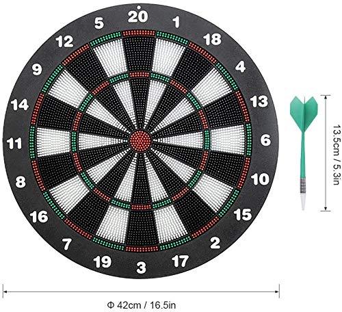 Safety Dart Board Set for Kids and Adults,16 Inch Soft Rubber Dart Boa ...