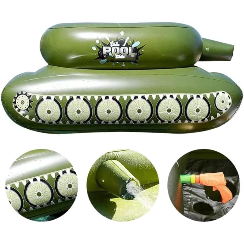 Inflatable Pool Tank Float with Squirt Gun,Adult Kid Swimming Game ...