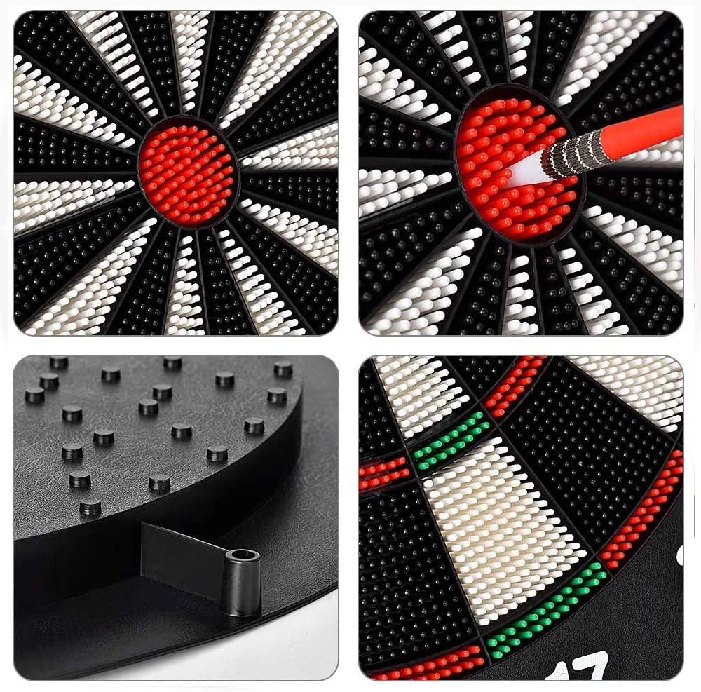Safety Dart Board Set for Kids and Adults,16 Inch Soft Rubber Dart Boa ...