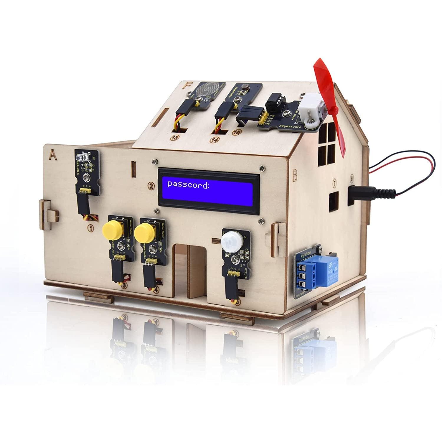 KEYESTUDIO Smart Home Starter Kit for Arduino for Uno R3, Electronics ...