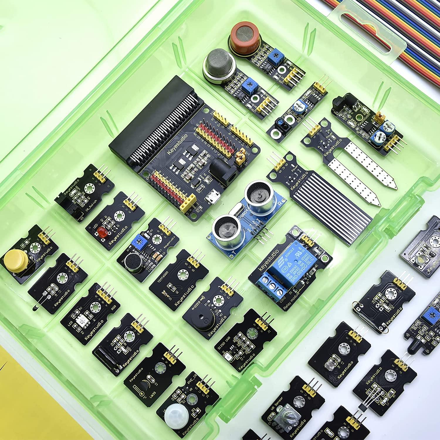KEYESTUDIO 37 Sensors in 1 Box Starter Kit for BBC Micro bit with Tuto ...