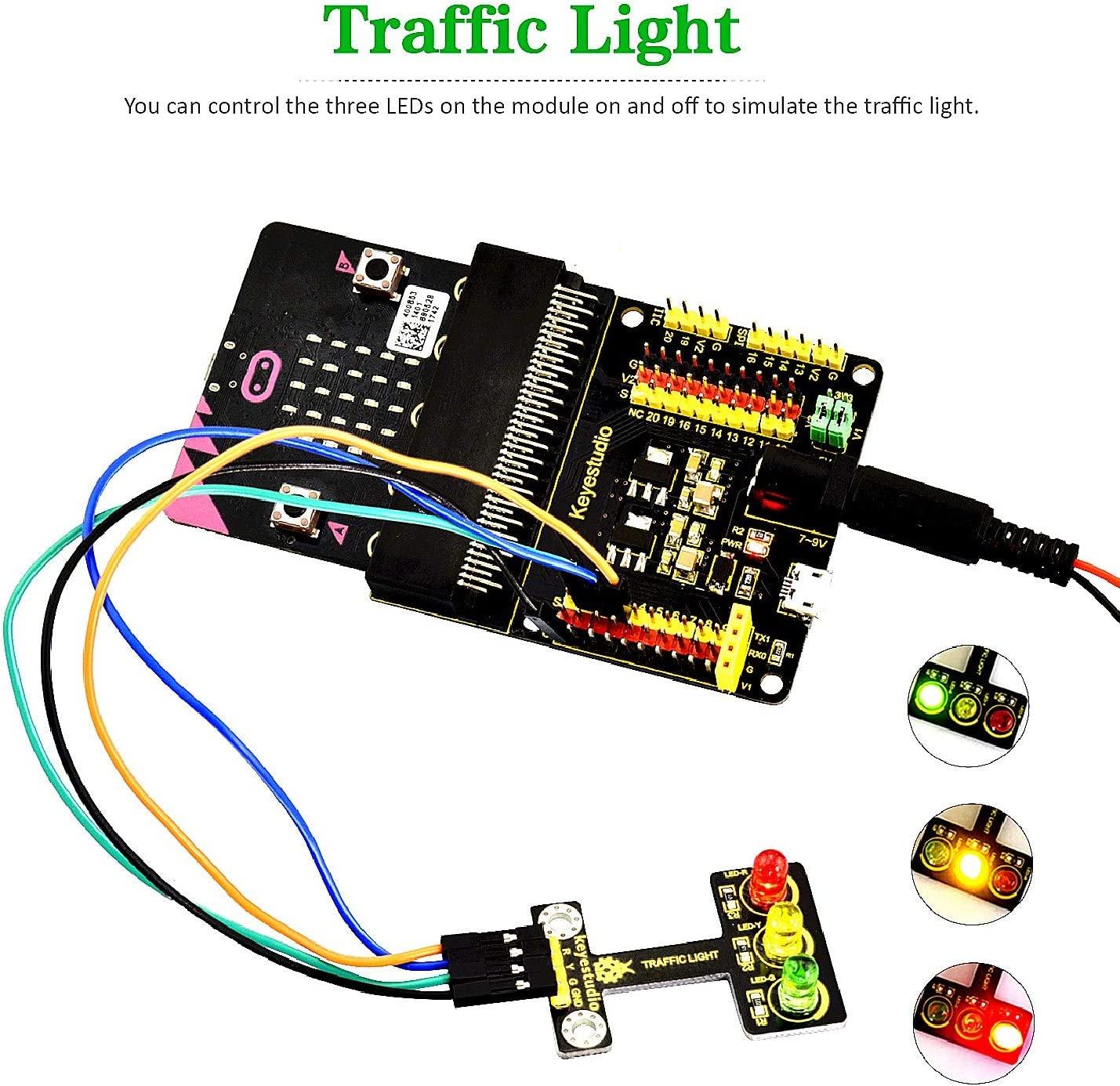 KEYESTUDIO 37 Sensors in 1 Box Starter Kit for BBC Micro bit with Tuto ...