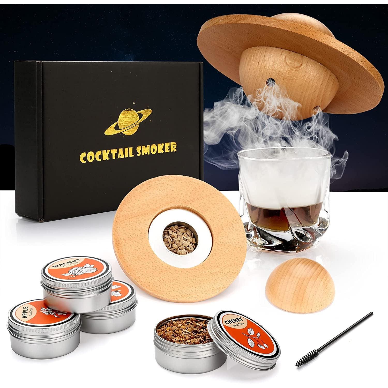 Cocktail Smoker Kit for Whiskey & Bourbon – Old Fashioned Drink Infuser ...