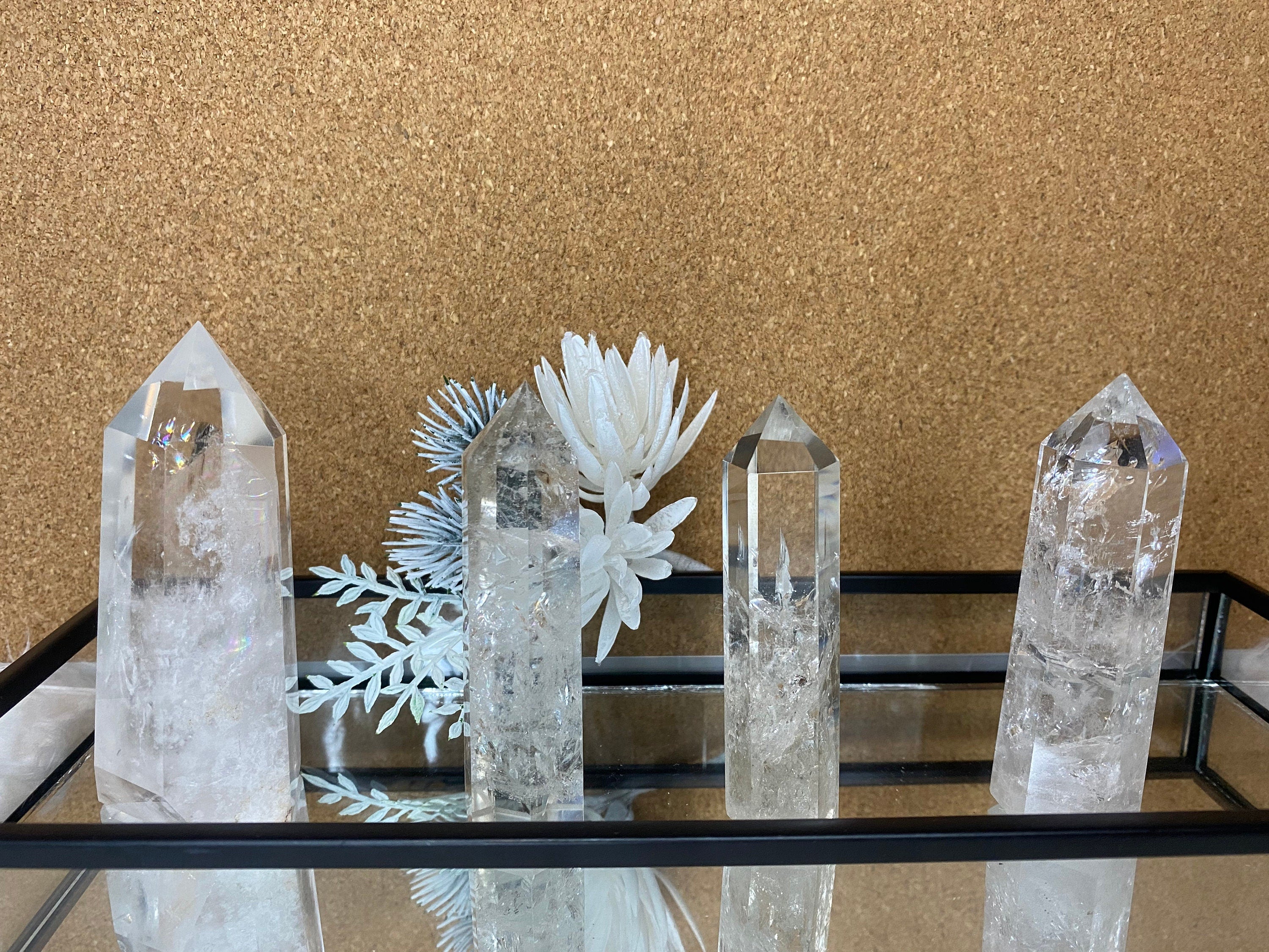Clear Quartz Towers – Gifts Hub Australia